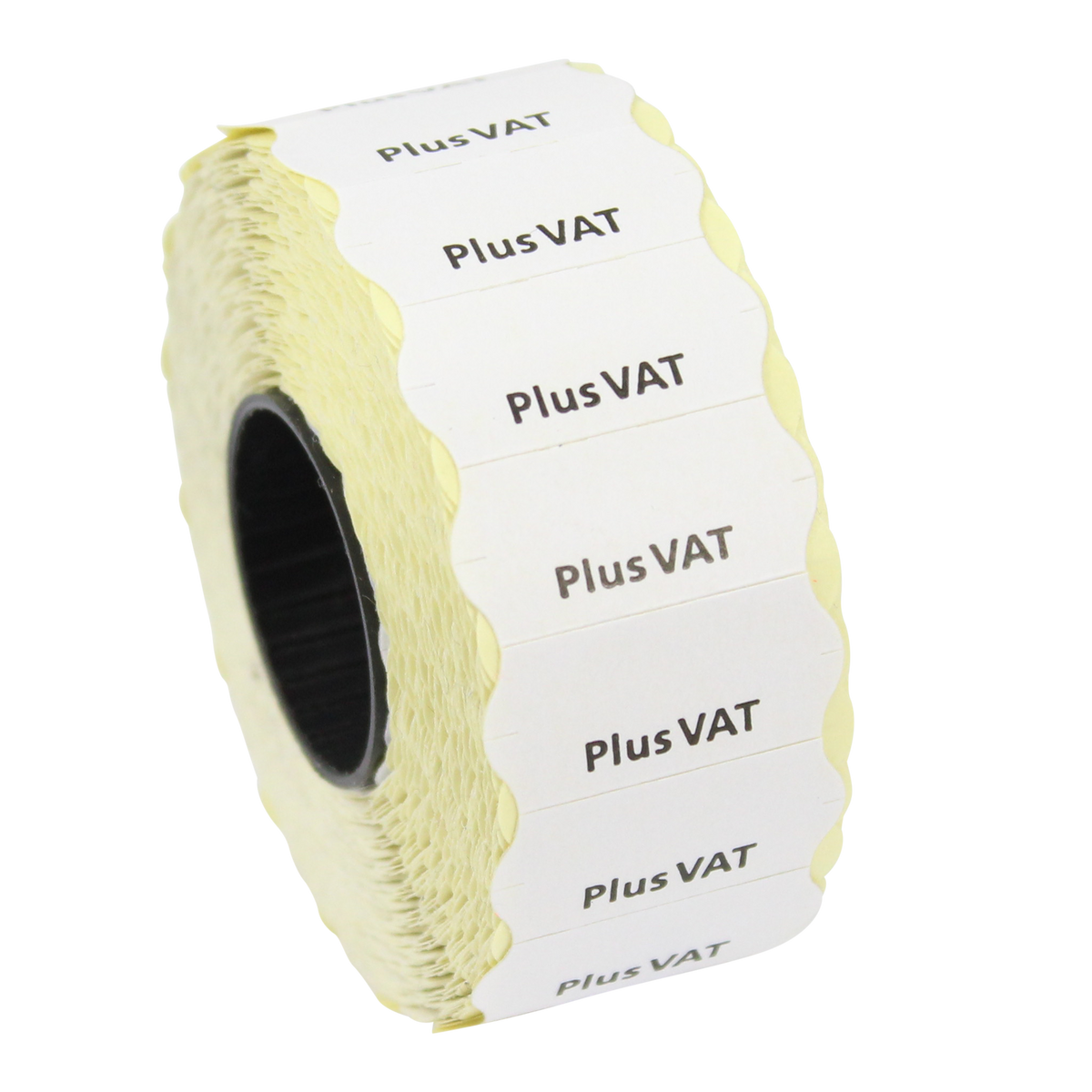 CT4 26 x 12mm Labels Printed 'Plus VAT' — HCR Systems Ltd